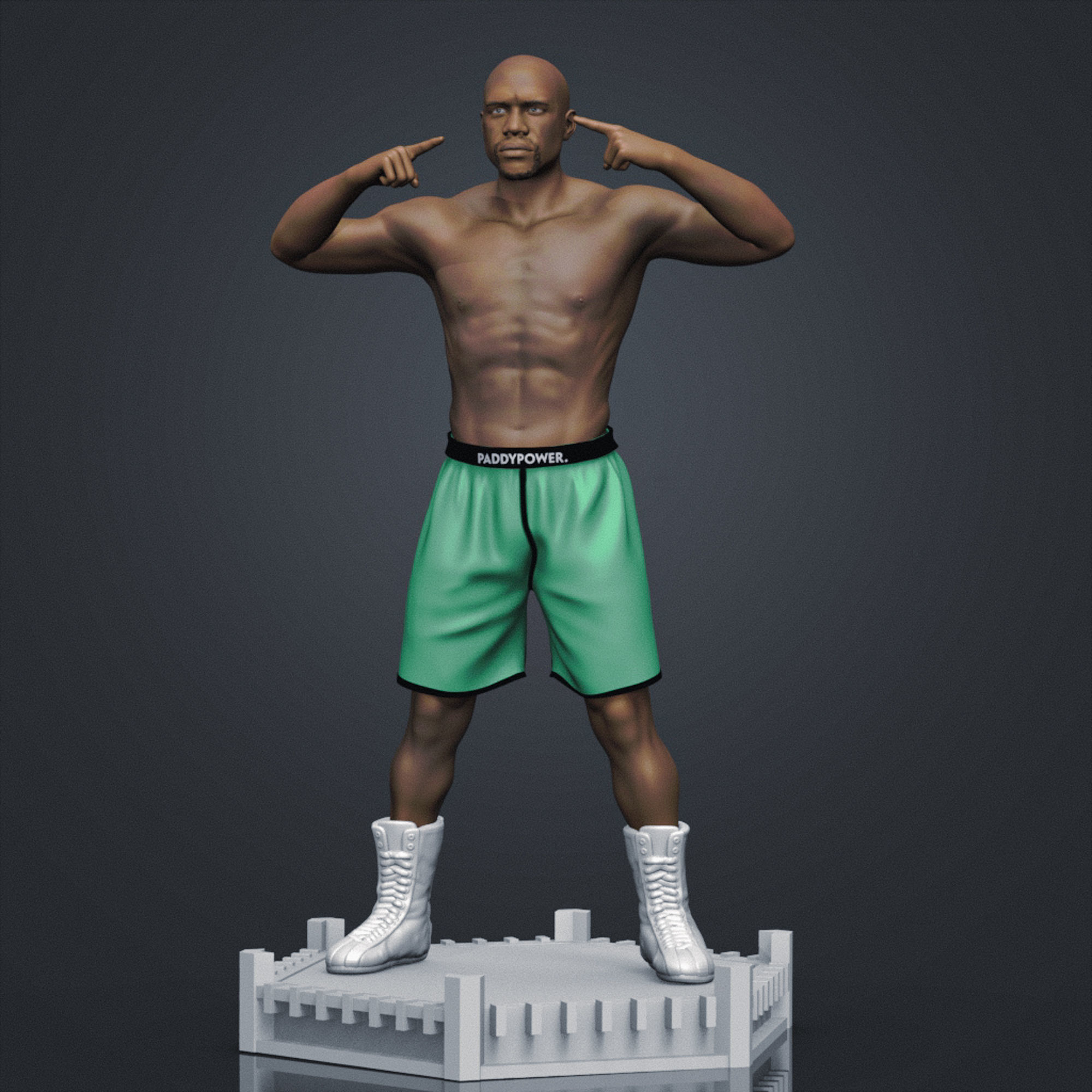 Floyd MayWeather 3D Printable 1 3D model 3D printable | CGTrader