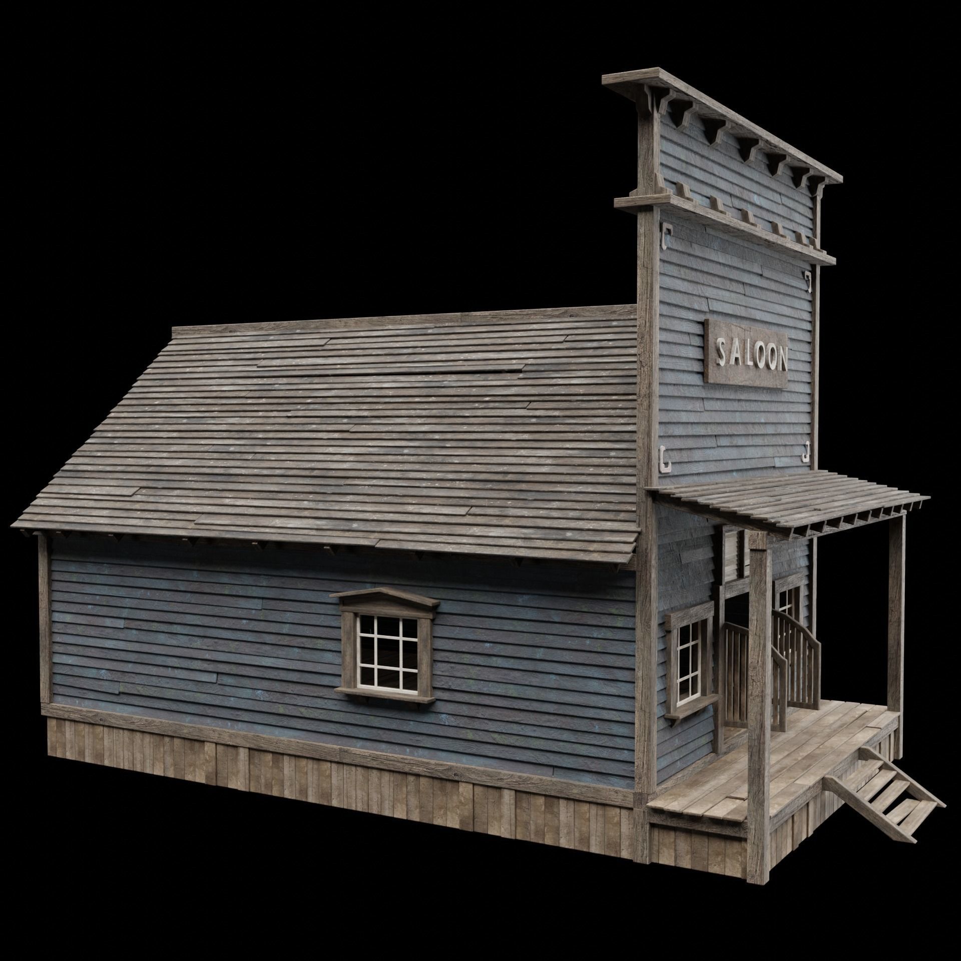 3D model WILD WEST WESTERN SALOON BAR PUB TAVERN RESTAURANT COLLECTION ...