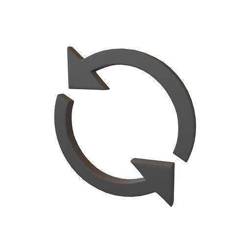 3D model Reload Symbol V2 001 VR / AR / low-poly | CGTrader