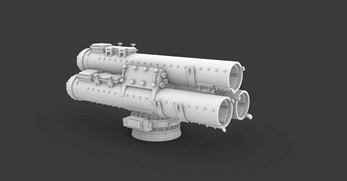3D model Mark 32 Surface Vessel Torpedo Tubes VR / AR / low-poly | CGTrader