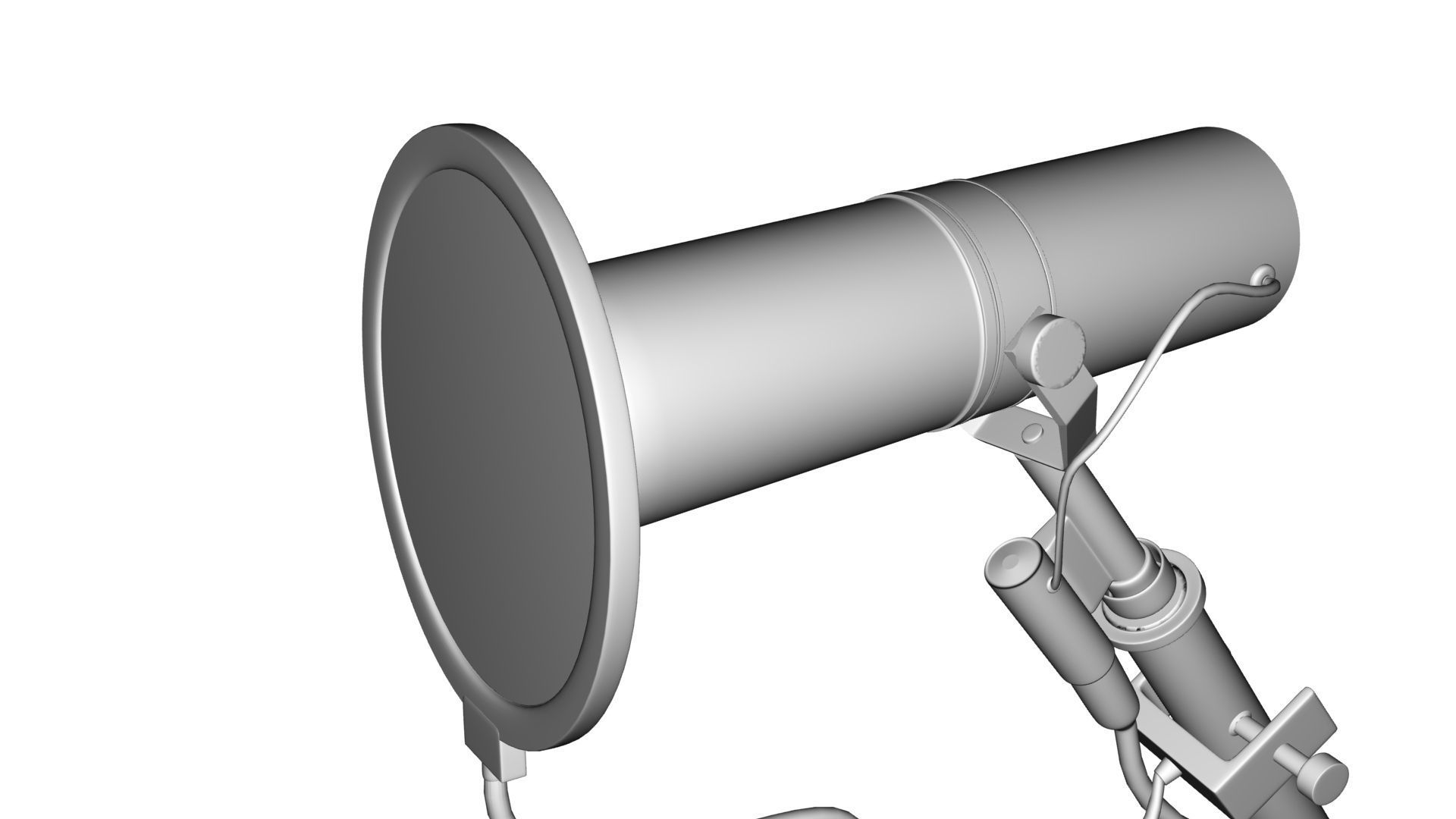 Condenser Microphone 3D model 3D model | CGTrader