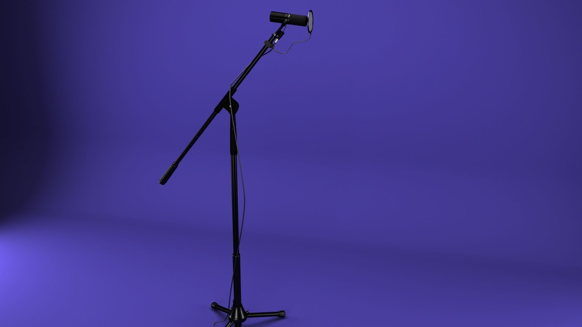 Condenser Microphone 3D model 3D model | CGTrader