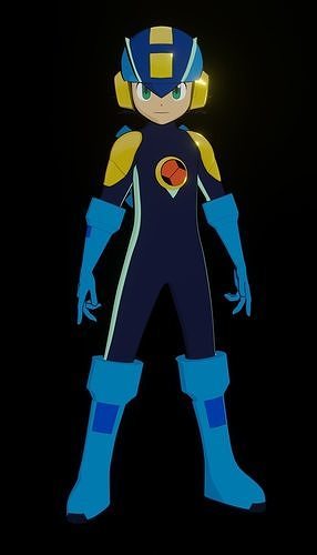 3D model Megaman EXE Model VR / AR / low-poly | CGTrader