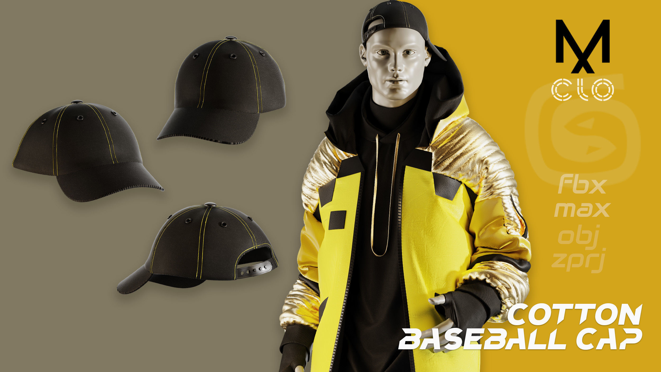 Men Street Wear No 5 Gang Style 3D model | CGTrader