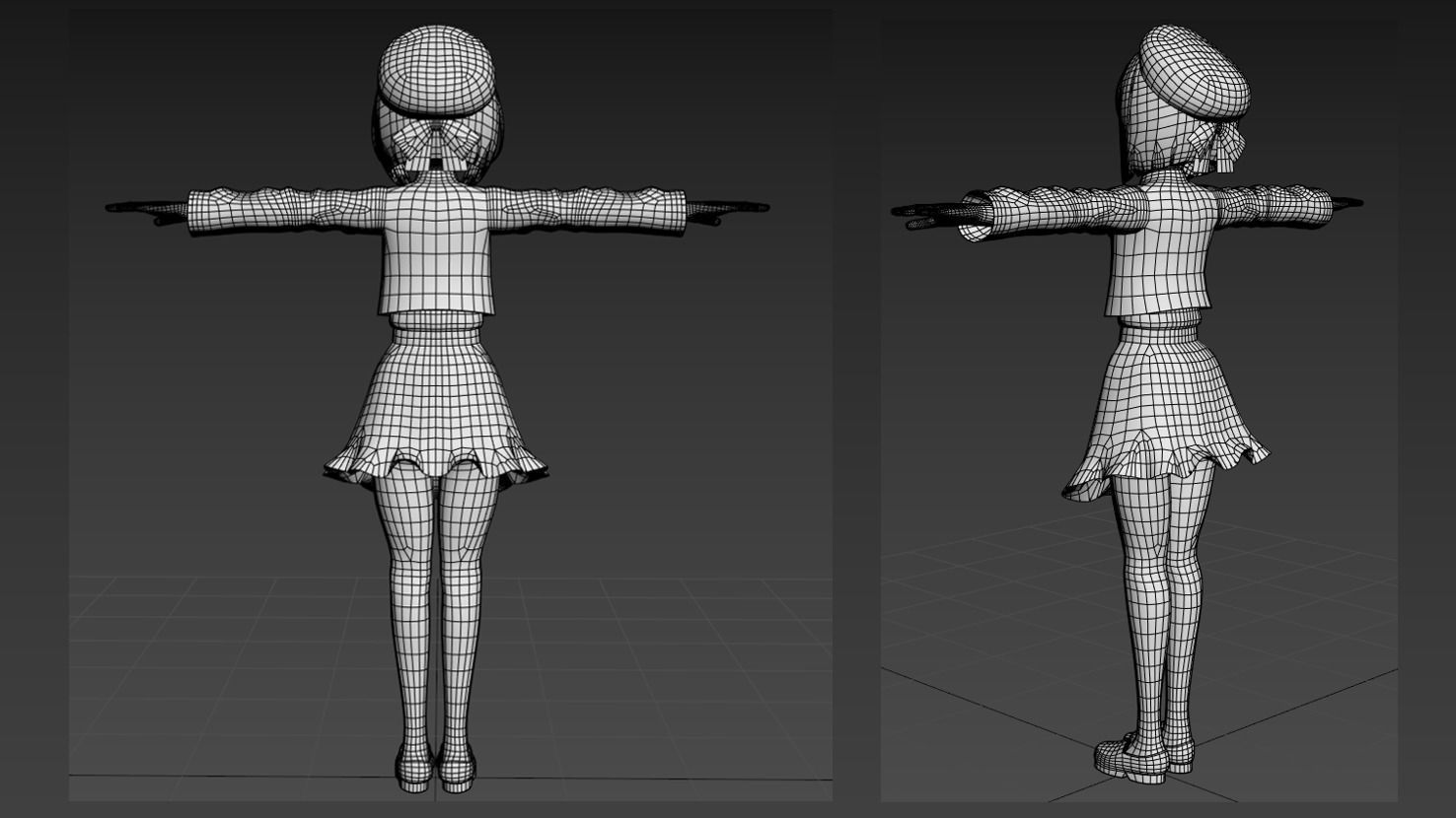 Oshi no Ko Kana VRChat Avatar 3D model rigged | CGTrader