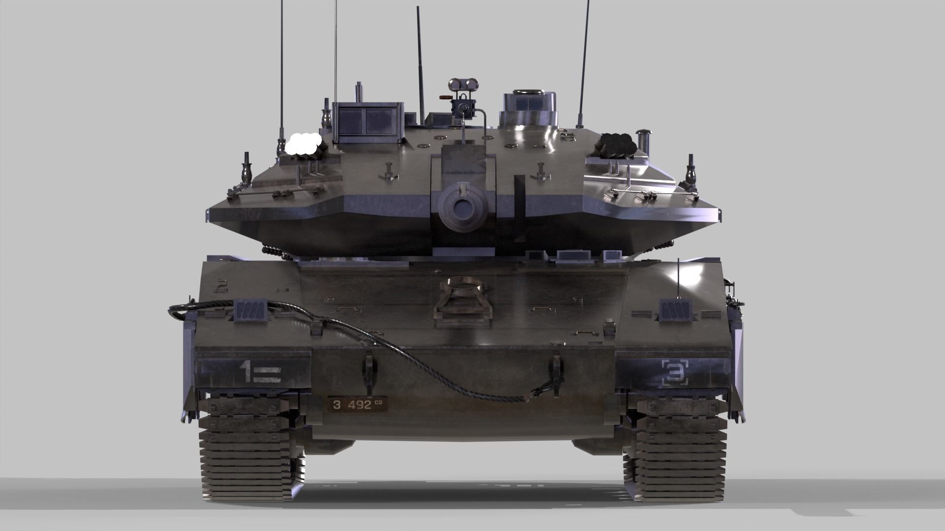 Merkava Mk4 3D model | CGTrader