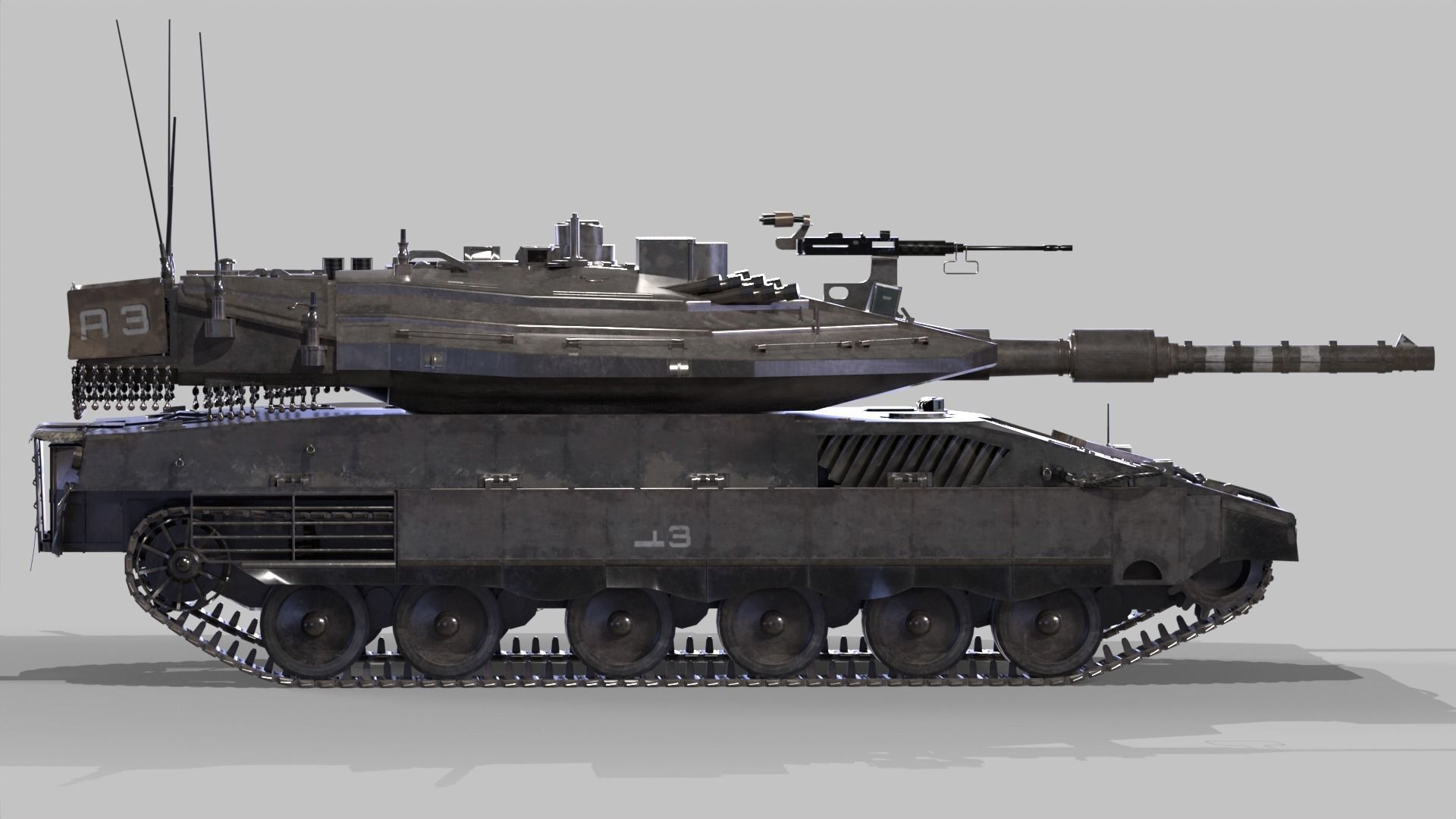 Merkava Mk4 3D model | CGTrader