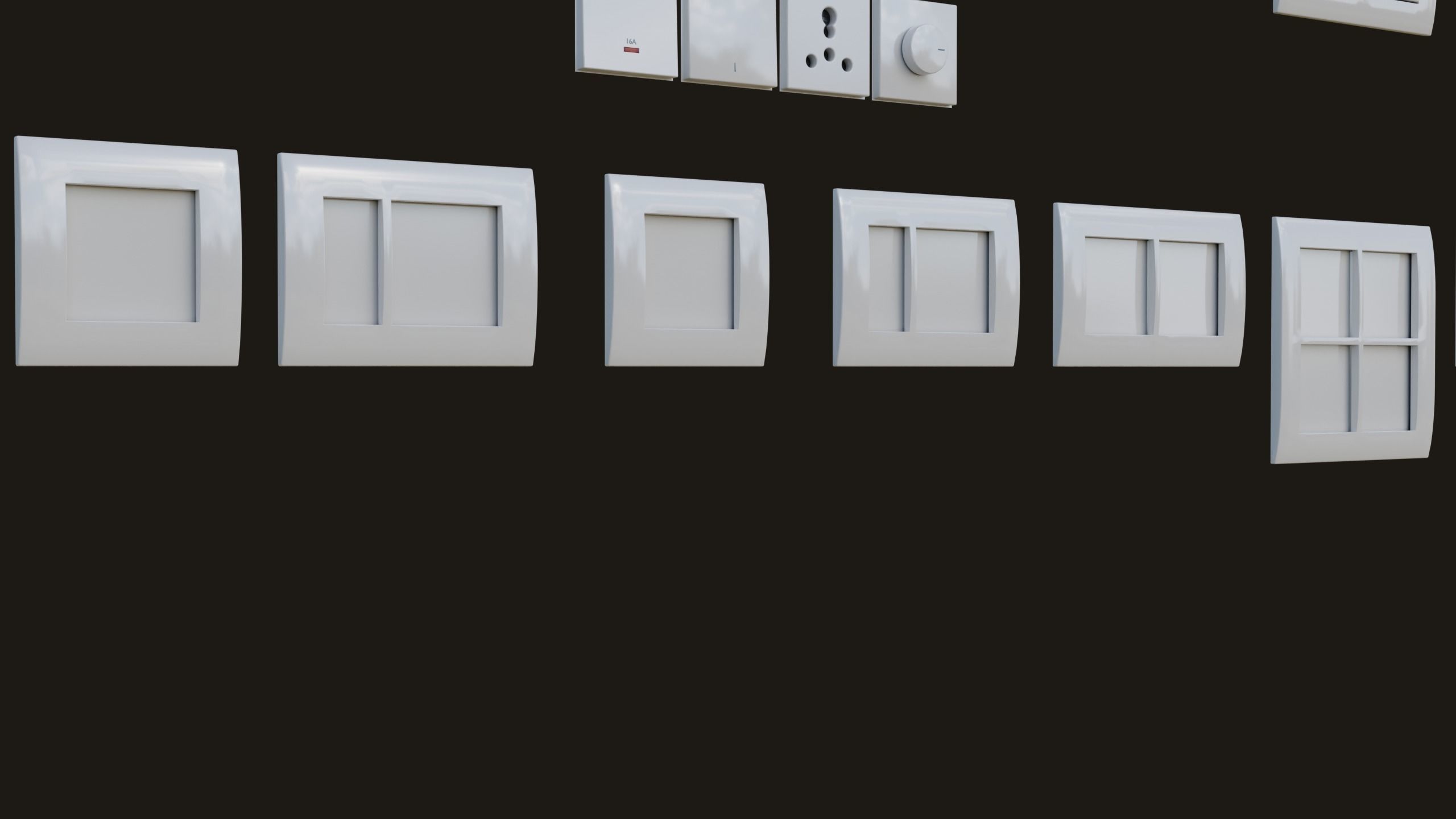 Switch board modular 3D model | CGTrader