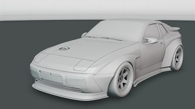 3D model 1989 Porsche 948RS GOM Styling Bodykit VR / AR / low-poly ...