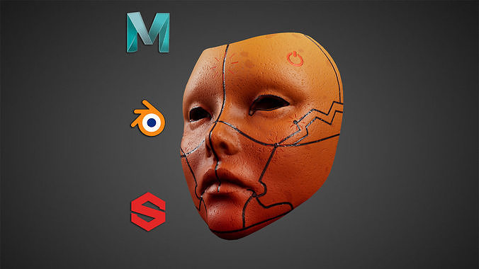 3D model Face Mask High Quality VR / AR / low-poly | CGTrader