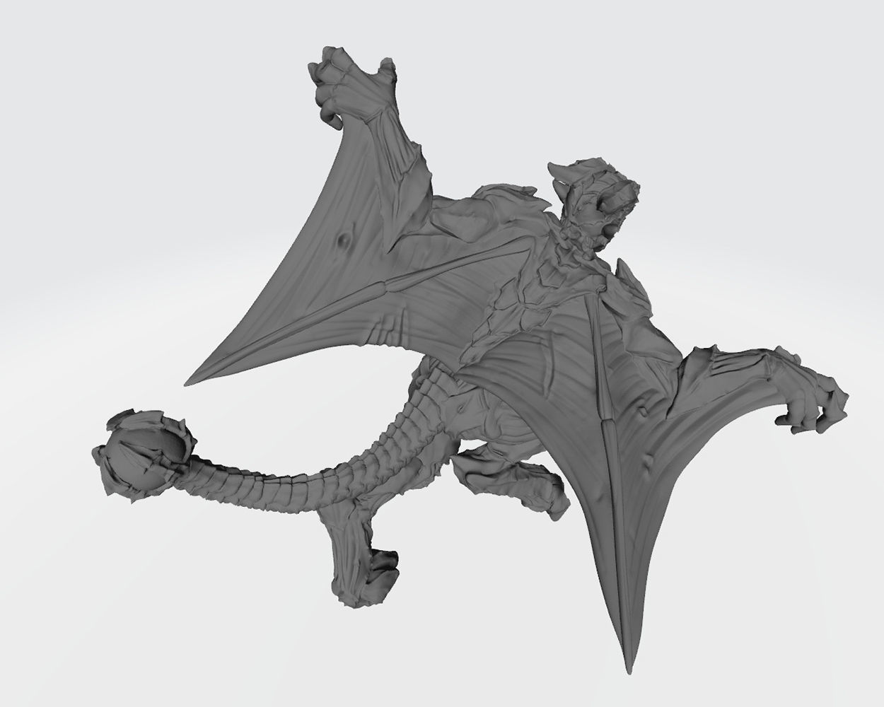 Gargoyles Running 3D Model Ready to Print 3D model 3D printable | CGTrader