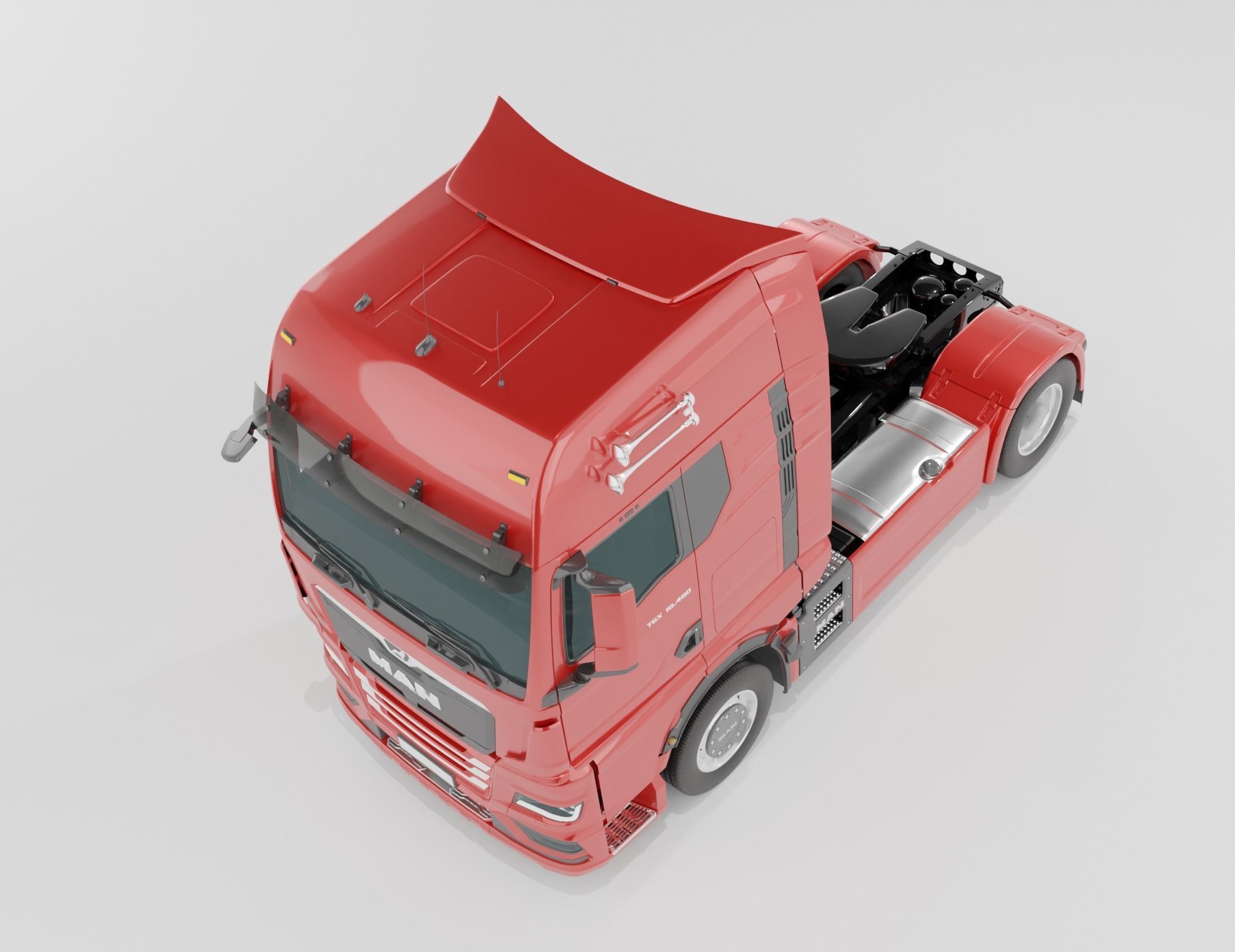 MAN TGX 2020 Semi Truck - Prime Mover 3D model | CGTrader