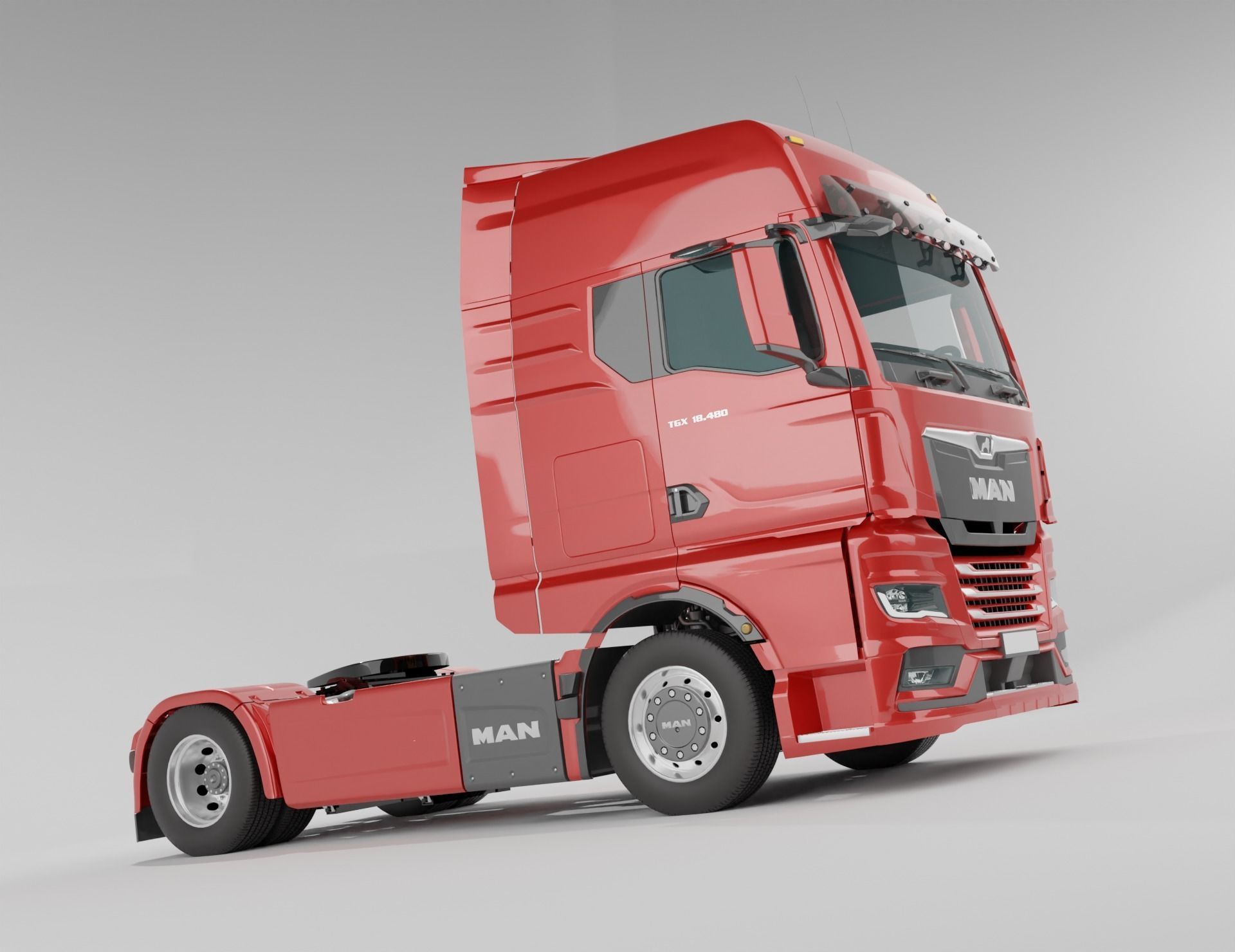 MAN TGX 2020 Semi Truck - Prime Mover 3D model | CGTrader