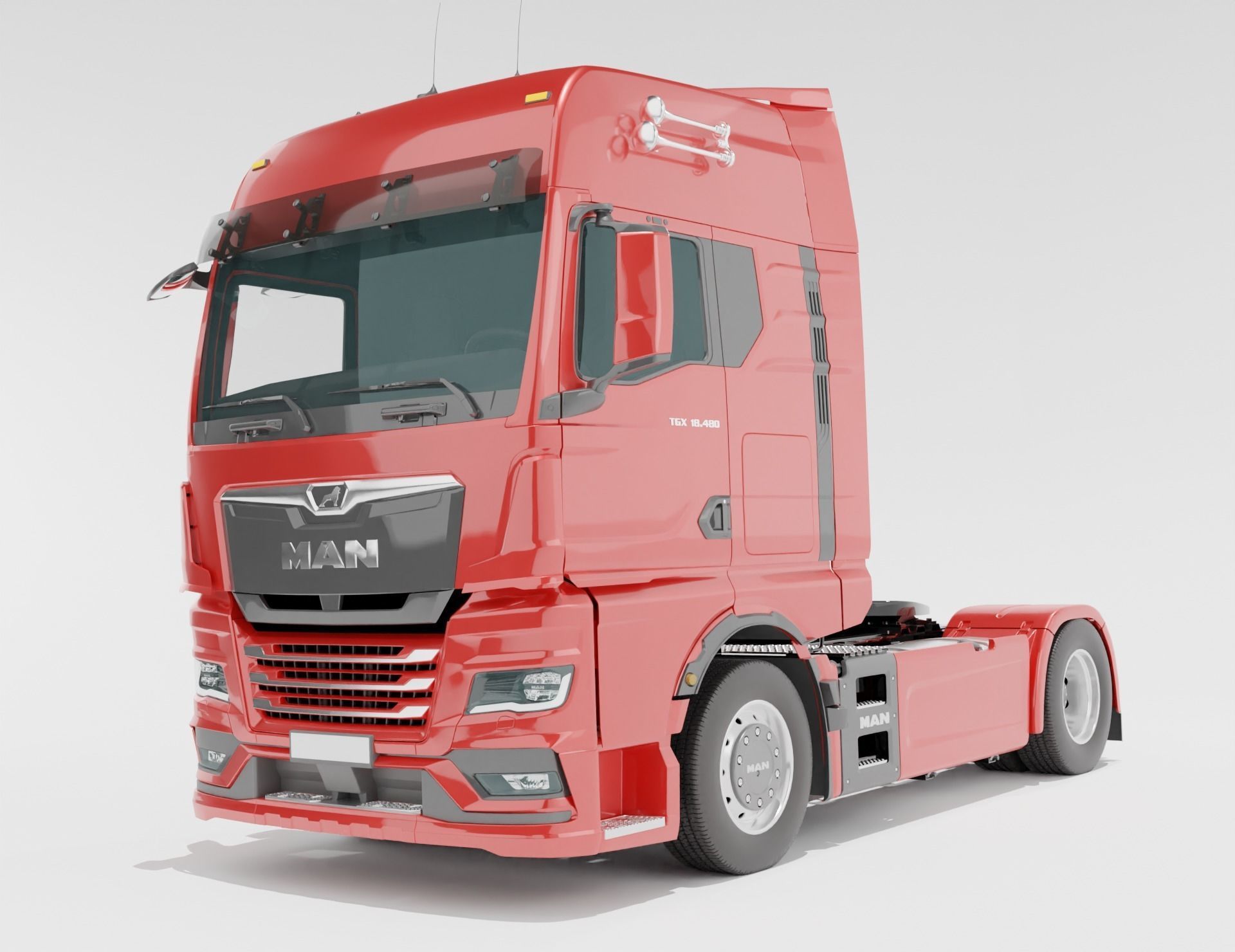 MAN TGX 2020 Semi Truck - Prime Mover 3D model | CGTrader