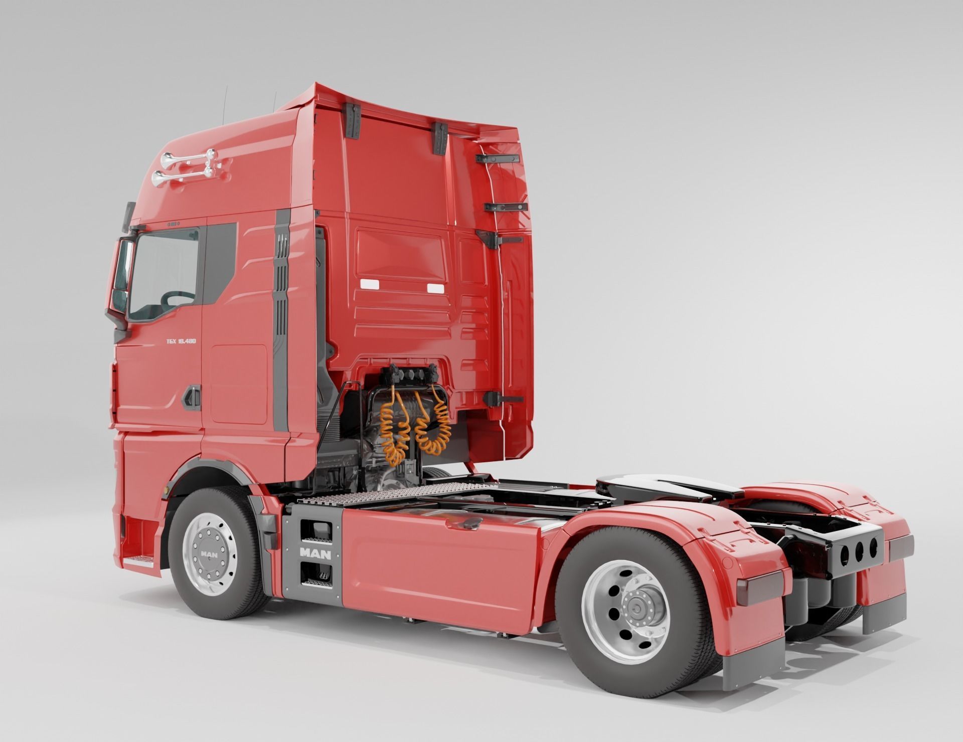 MAN TGX 2020 Semi Truck - Prime Mover 3D model | CGTrader