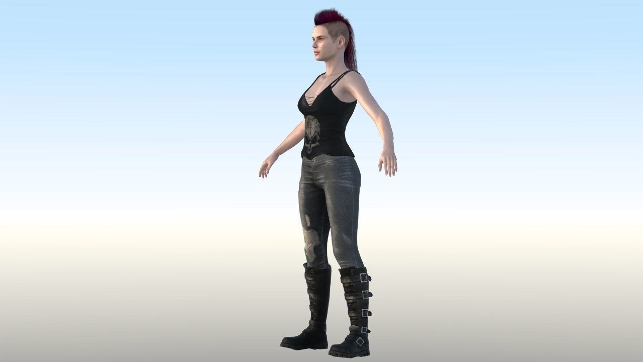 3D model Katherine Adams VR / AR / low-poly | CGTrader