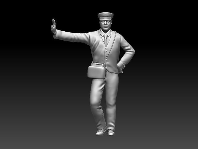 STAFF RAILROAD 3D model 3D printable | CGTrader