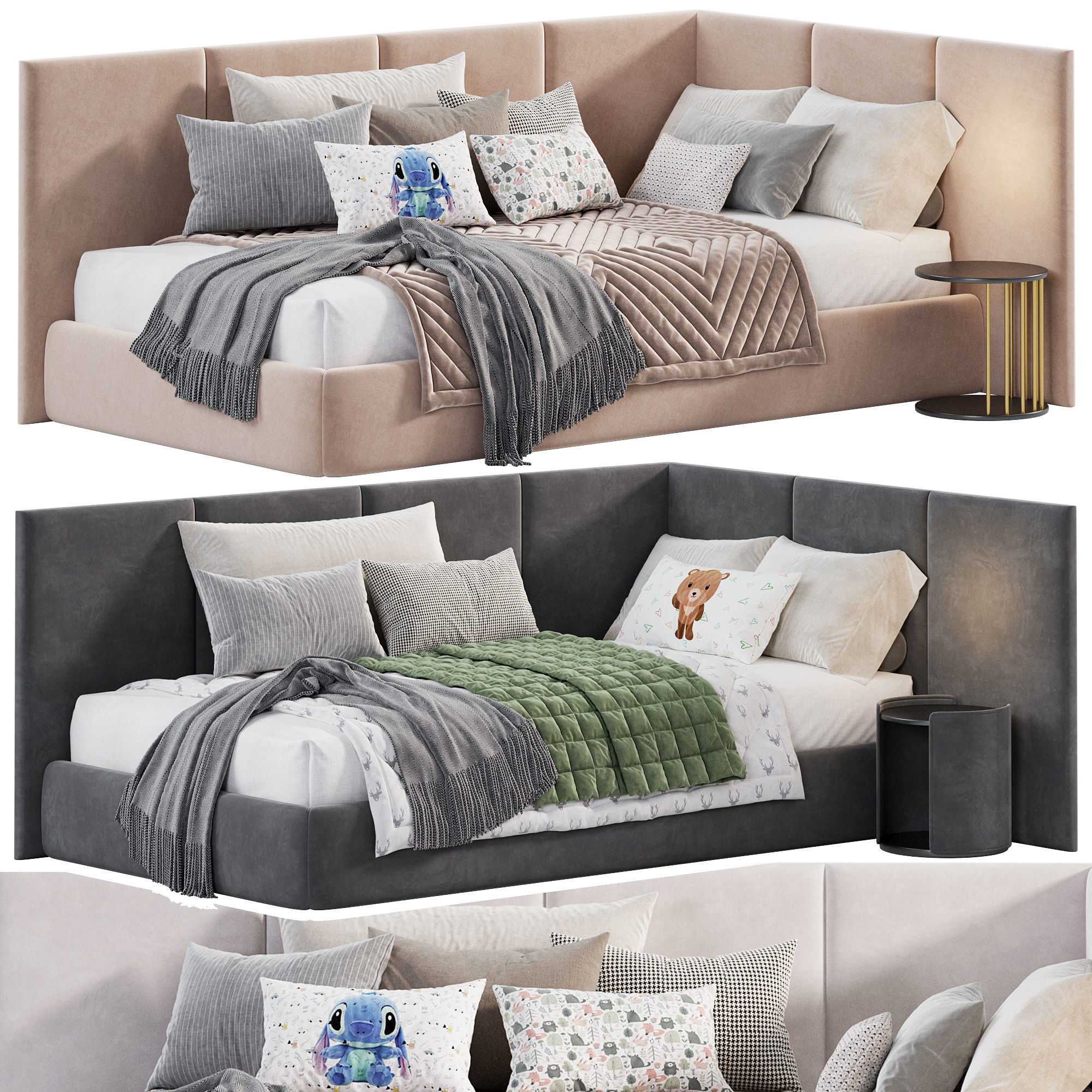 Diana Bed 3d Model Cgtrader