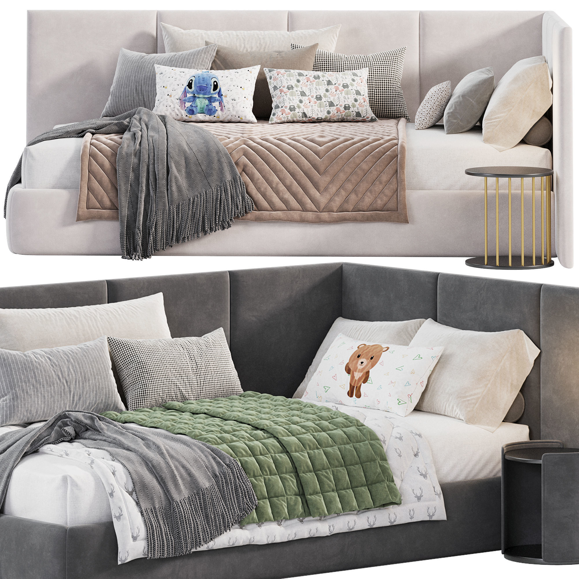 Diana Bed 3d Model Cgtrader