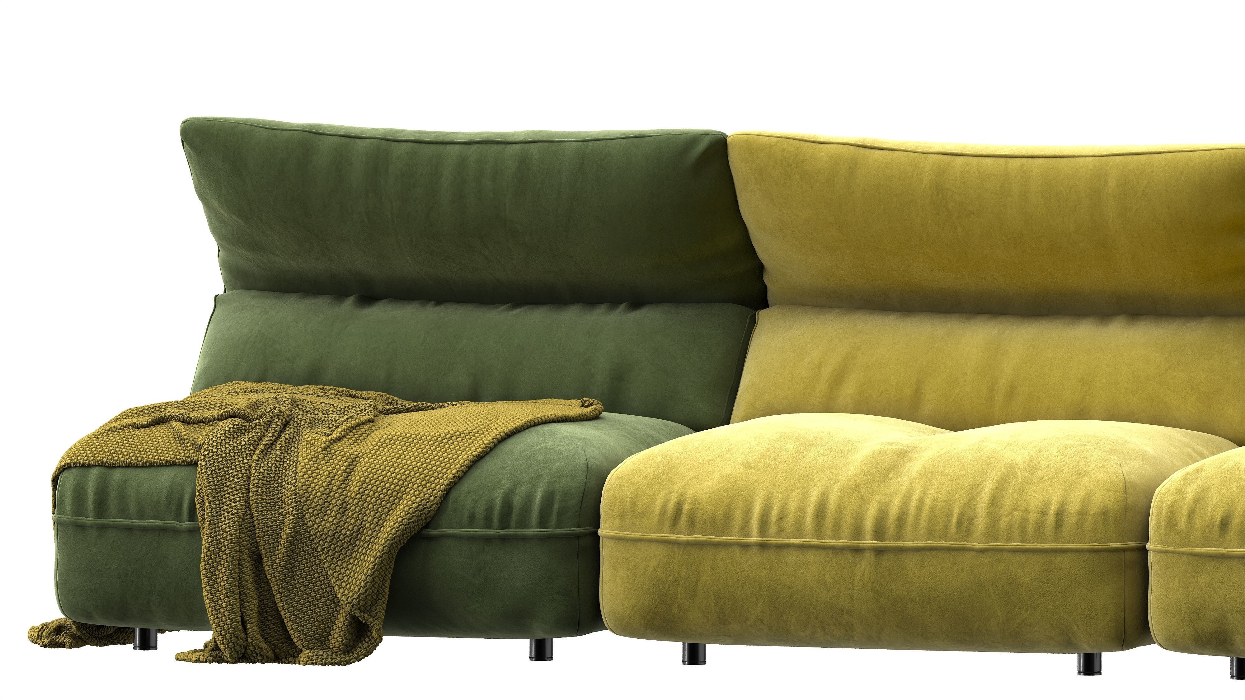 Rosini Divani IBIZA Sofa 3D model | CGTrader