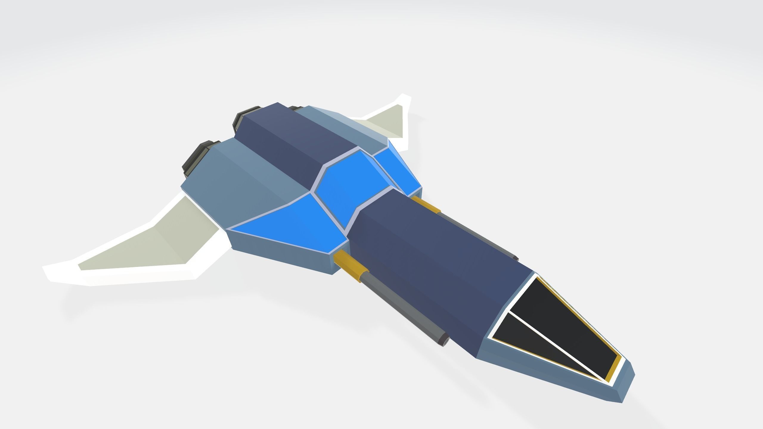 3D model Fighter Space ship VR / AR / low-poly | CGTrader