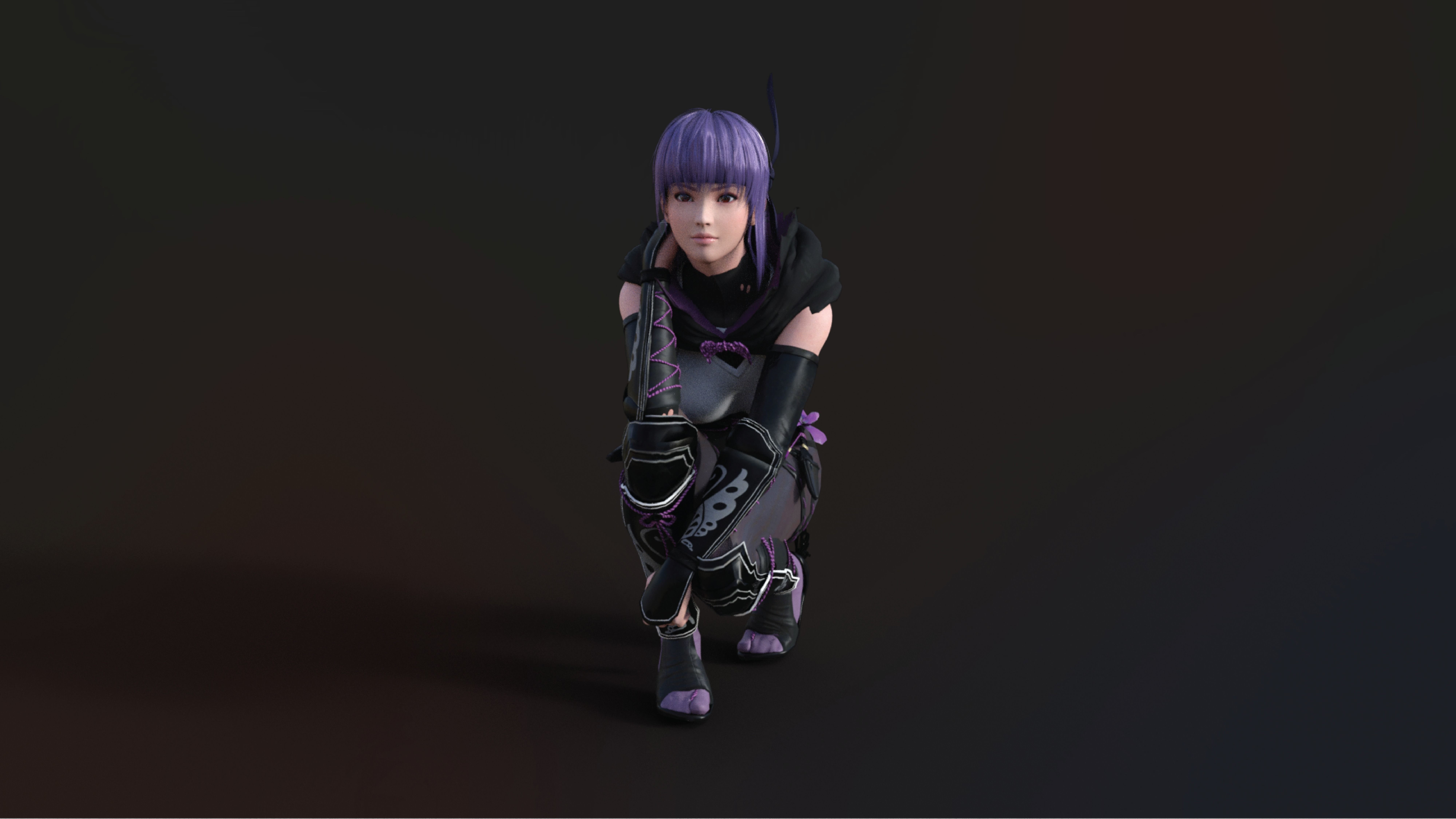 3D model Ayane - Game Ready VR / AR / low-poly | CGTrader