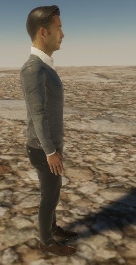 Player character free VR / AR / low-poly 3D model rigged | CGTrader