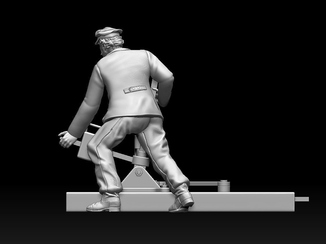 staff railway 3D model 3D printable | CGTrader