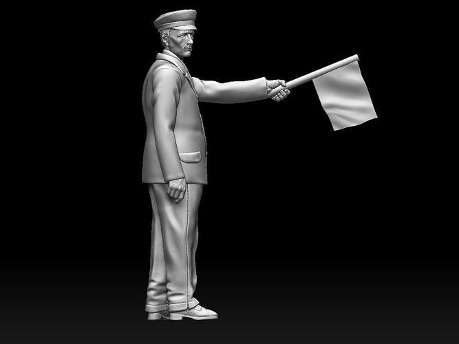 staff railroad 3D model 3D printable | CGTrader