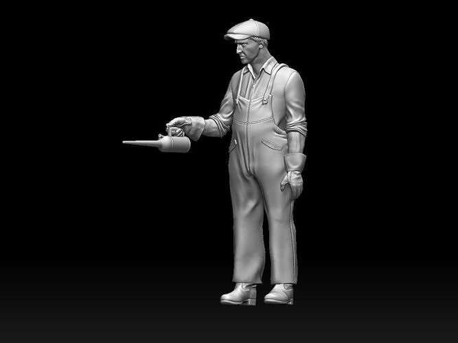 MECHANIC 3D model 3D printable | CGTrader