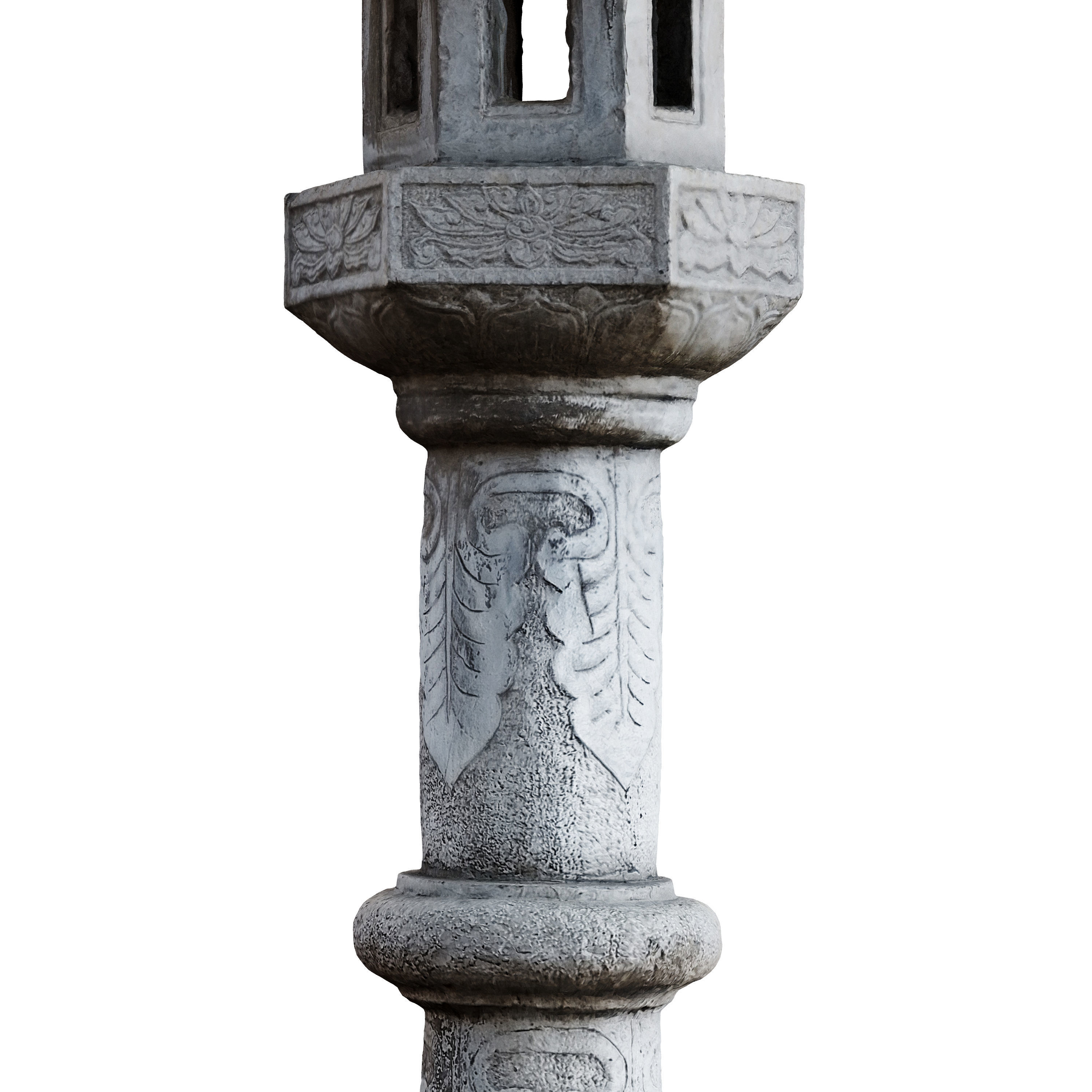 Stone Lamp Post - Photogrammetry 3D model | CGTrader