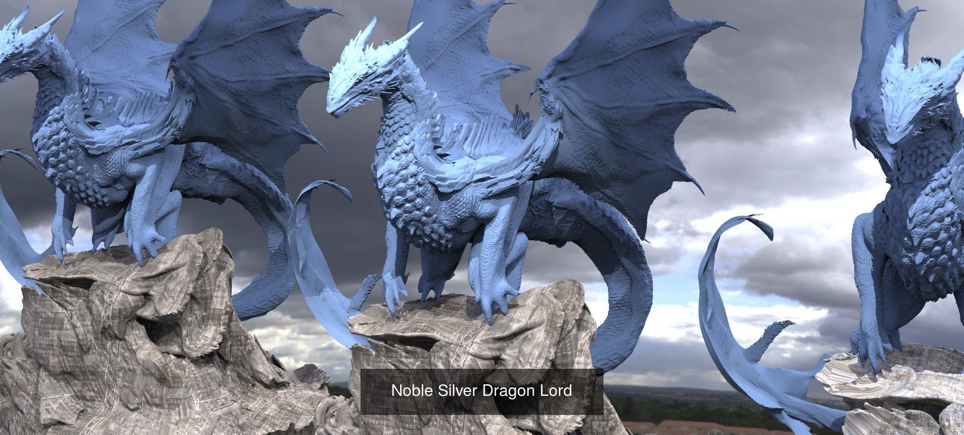 Mother and Baby dragon collection | CGTrader