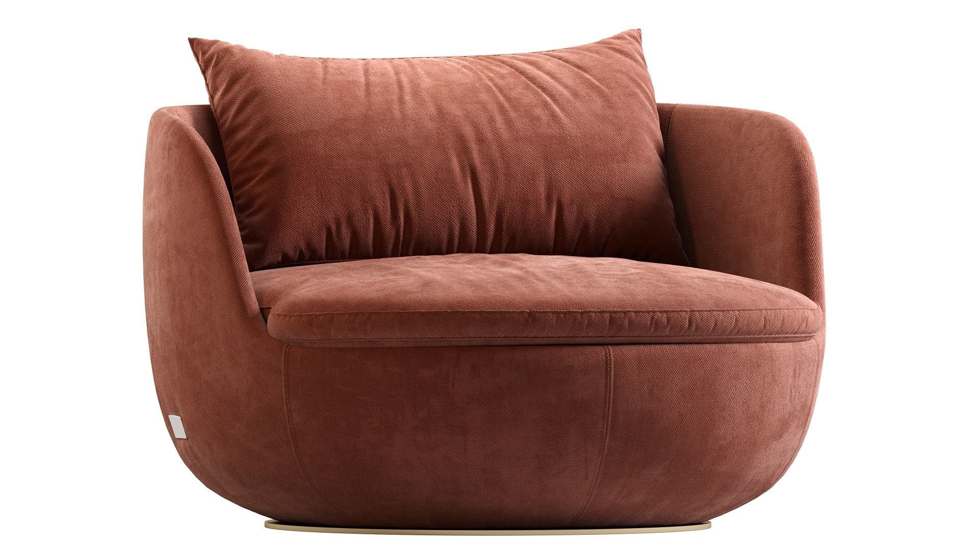 Bart Swivel Lounge Chair 3D model | CGTrader