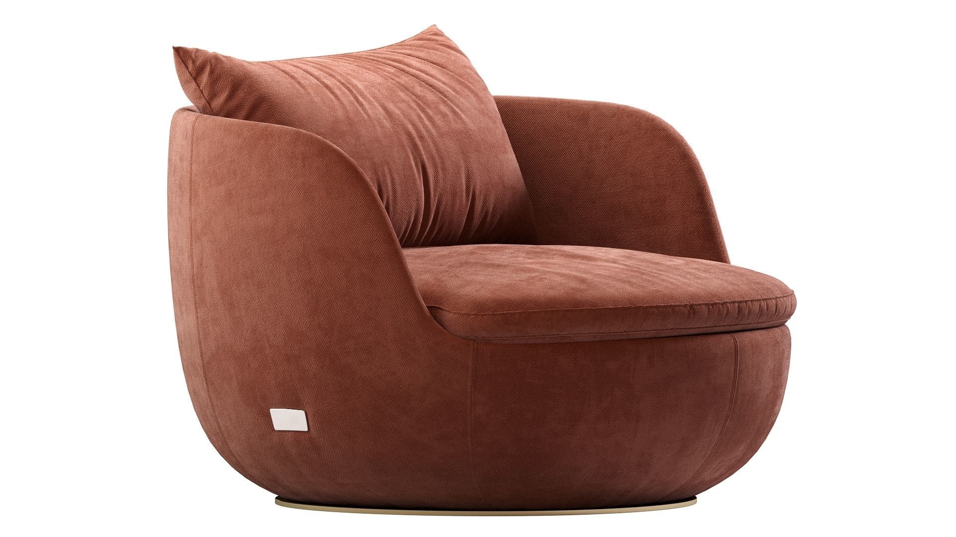 Bart Swivel Lounge Chair 3D model | CGTrader