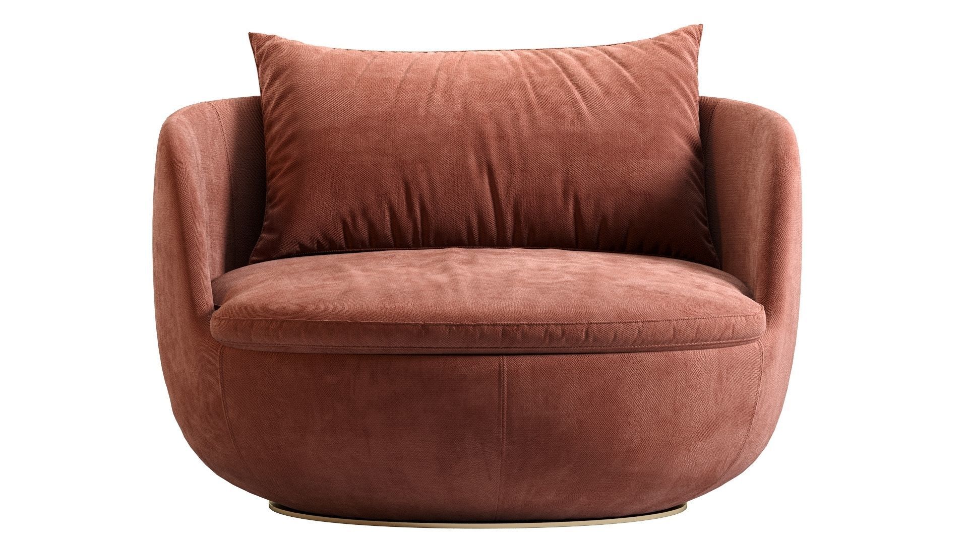 Bart Swivel Lounge Chair 3D model | CGTrader