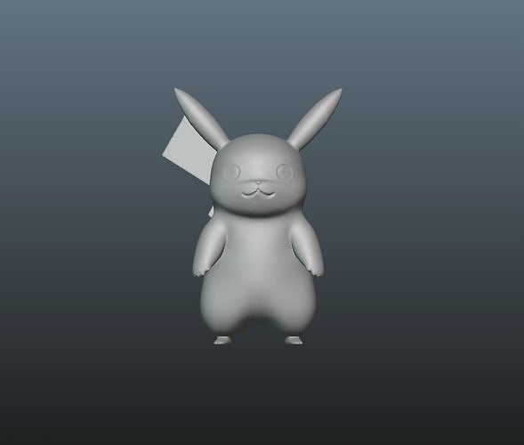Pikachu 3D model 3D printable | CGTrader