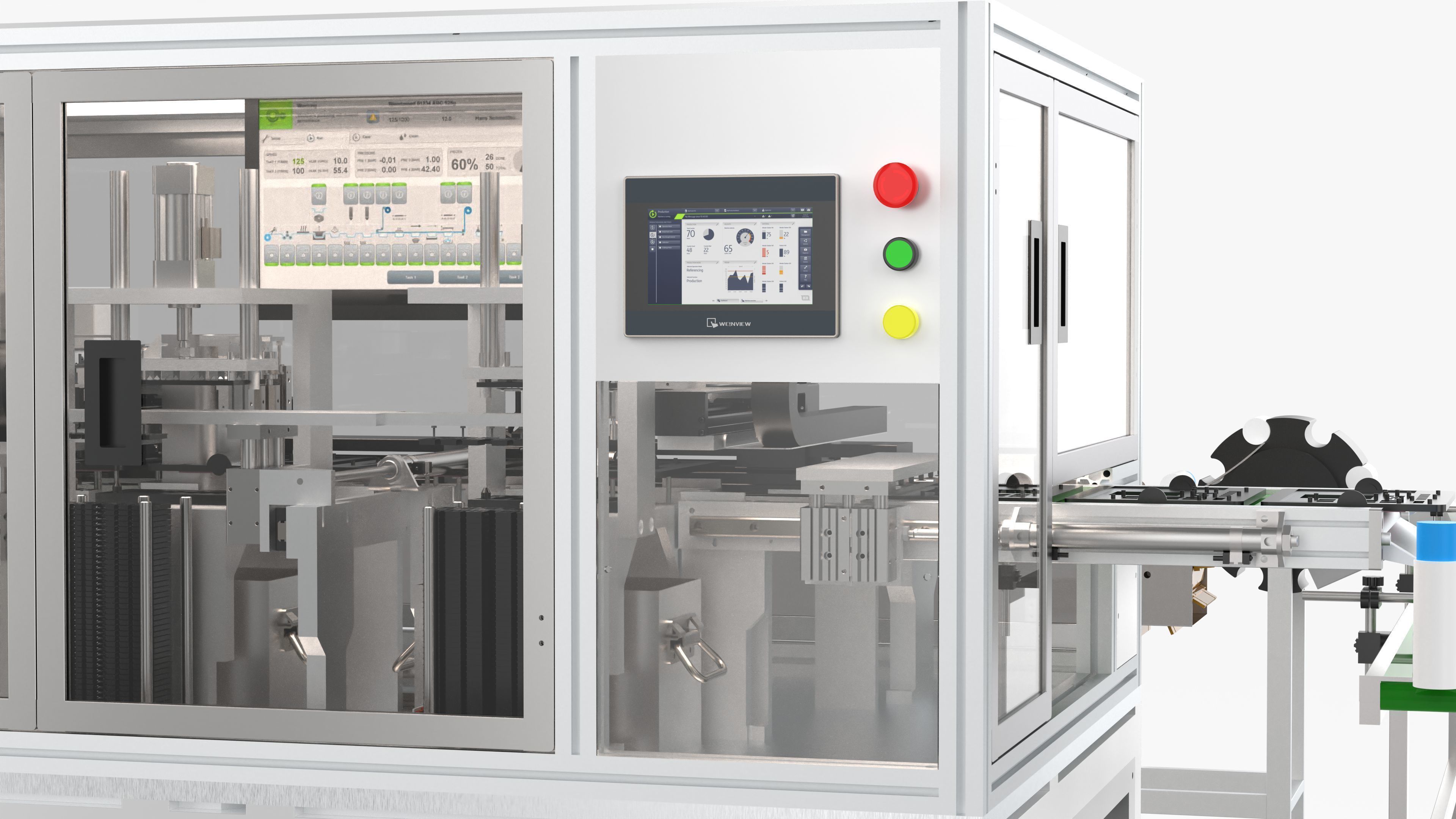 Automatic Candy Processing and Packaging Line 3D model | CGTrader