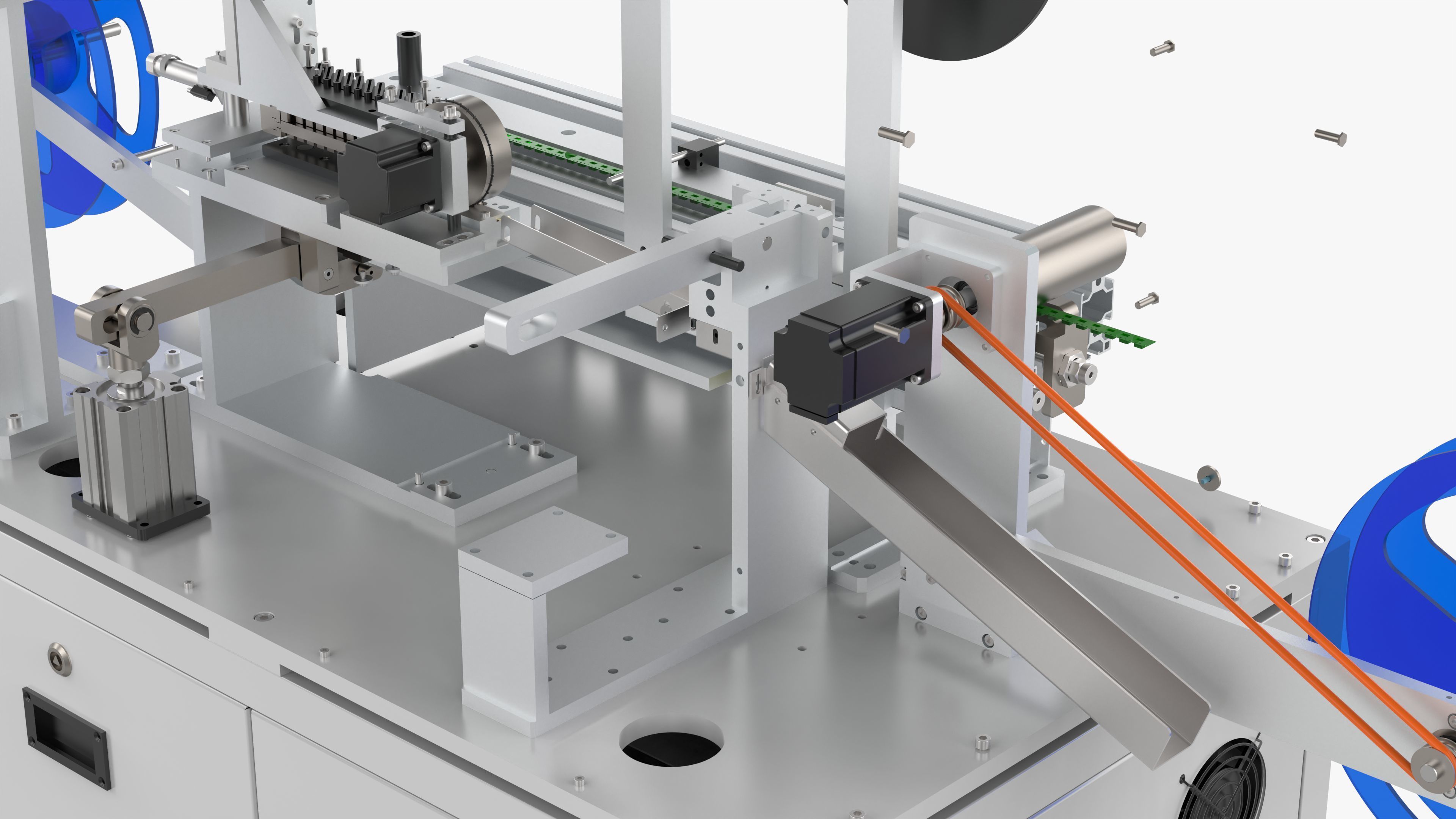 Automatic Cutting and Packaging Machine 3D model | CGTrader