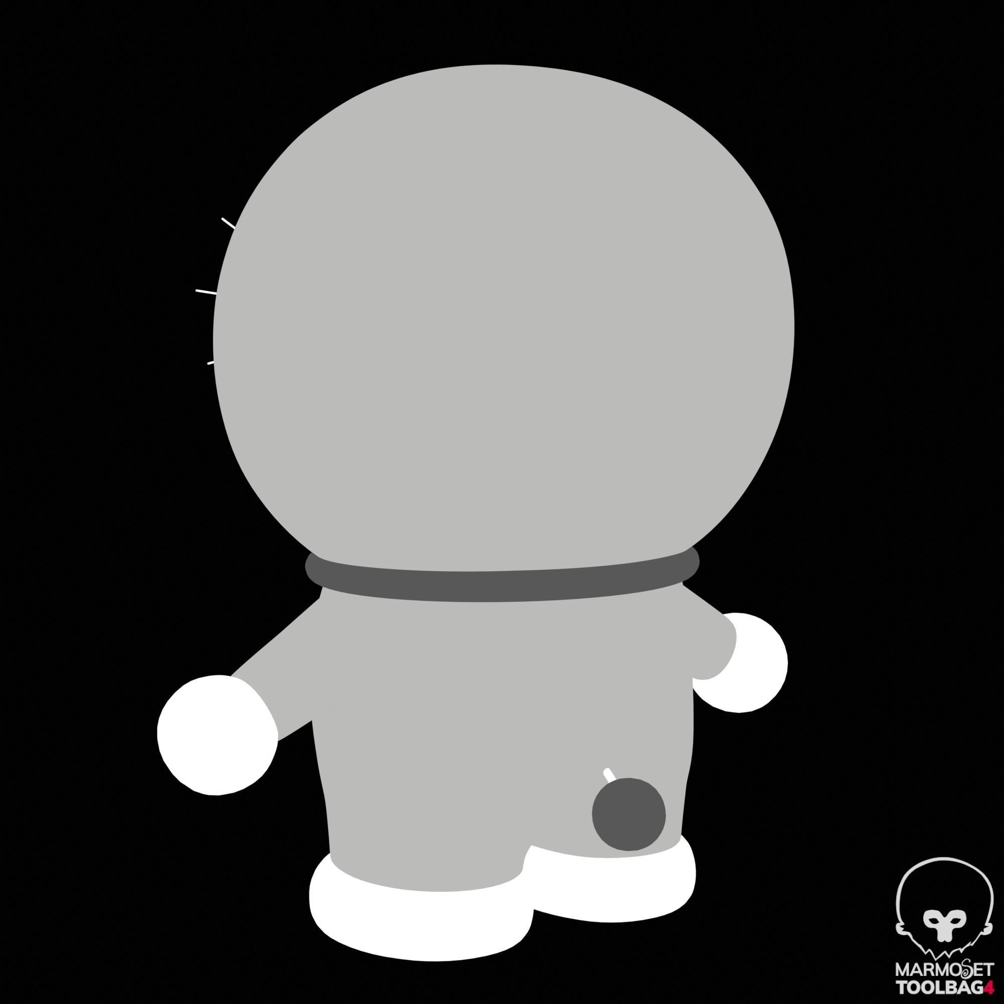 3D model DORAEMON 3D MODEL - Cartoon Character 3D Model VR / AR / low ...