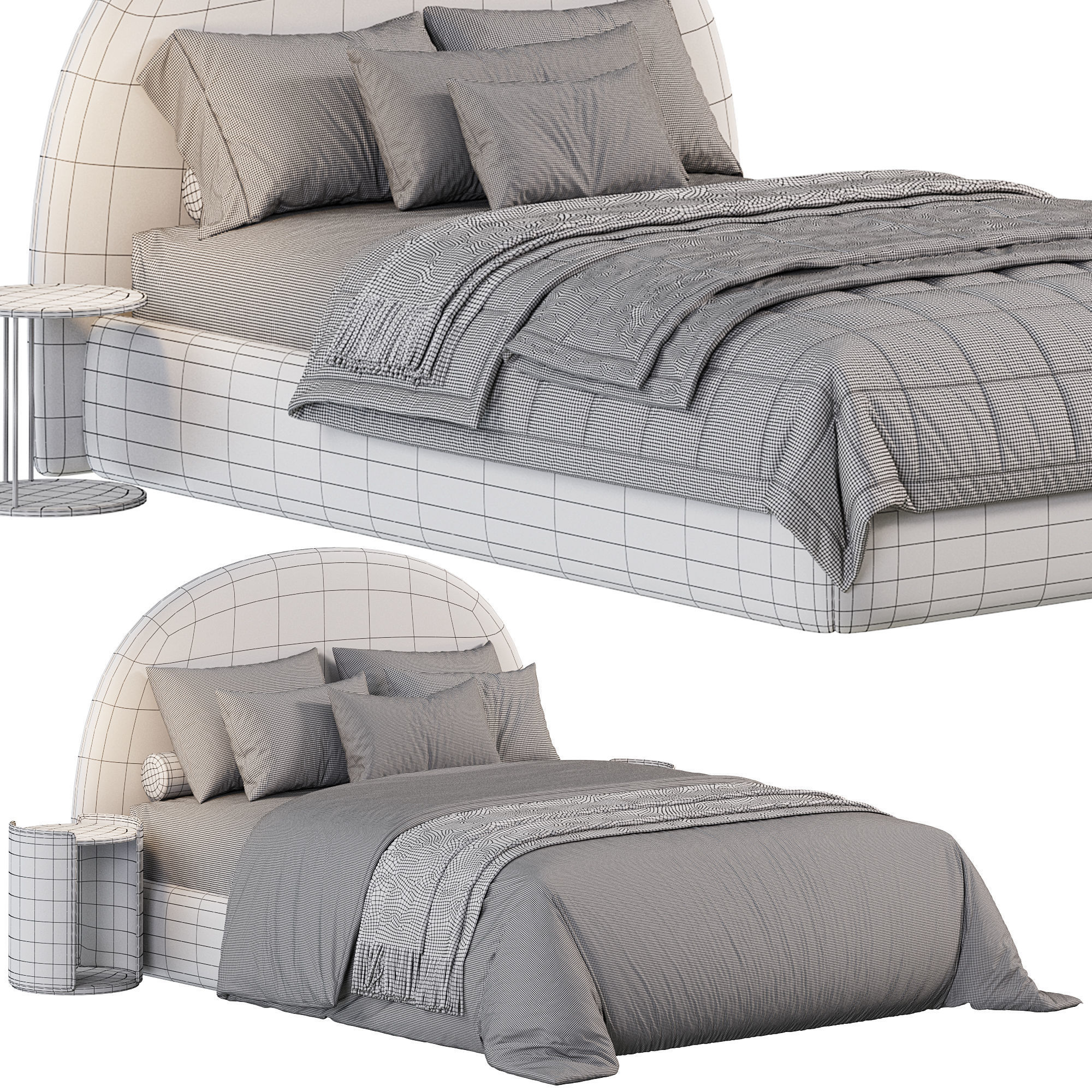 Luigi bed 3D model | CGTrader