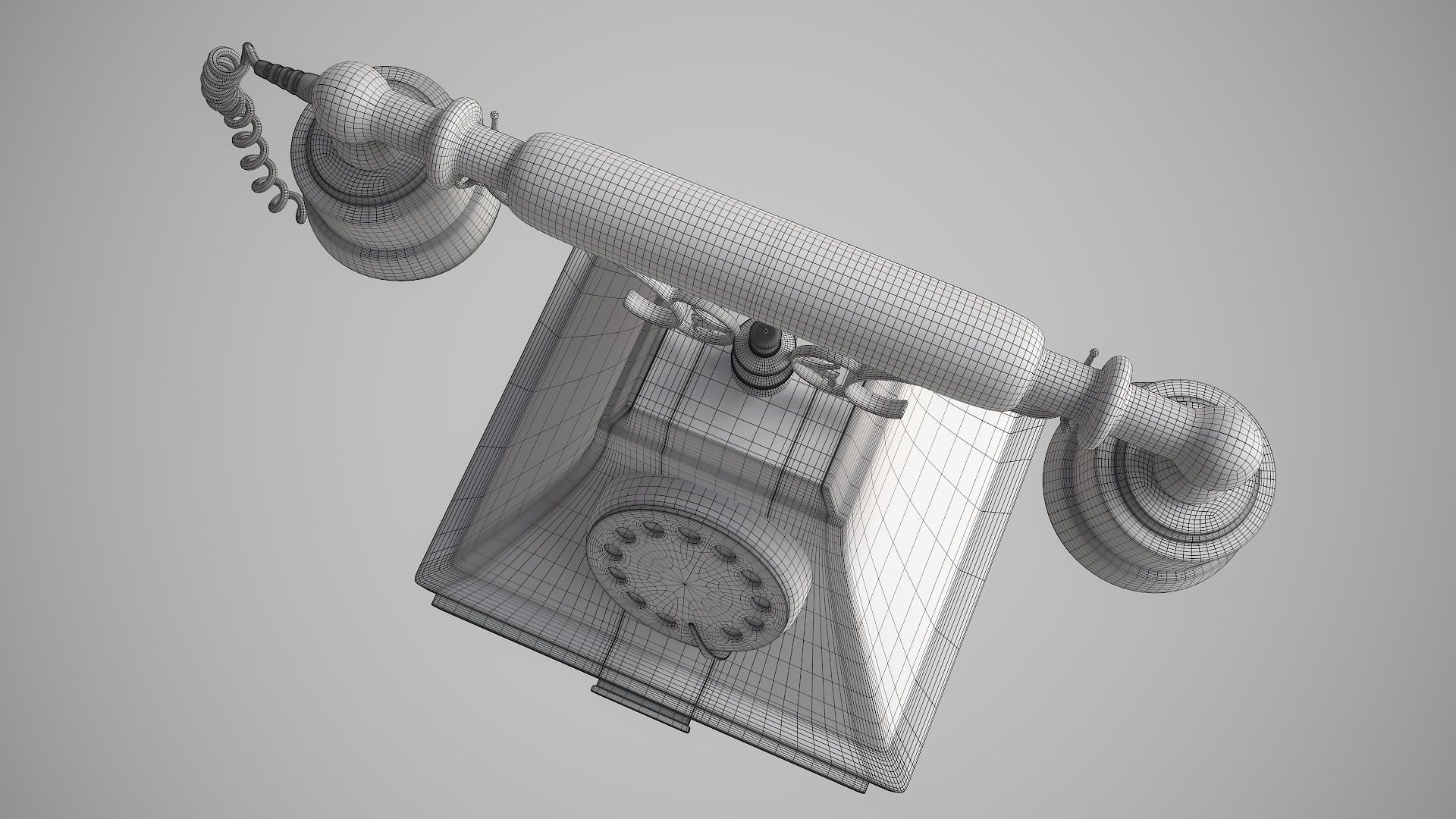 Antique Telephone - Royal Victoria 1938 Rotary Telephone 3D model ...