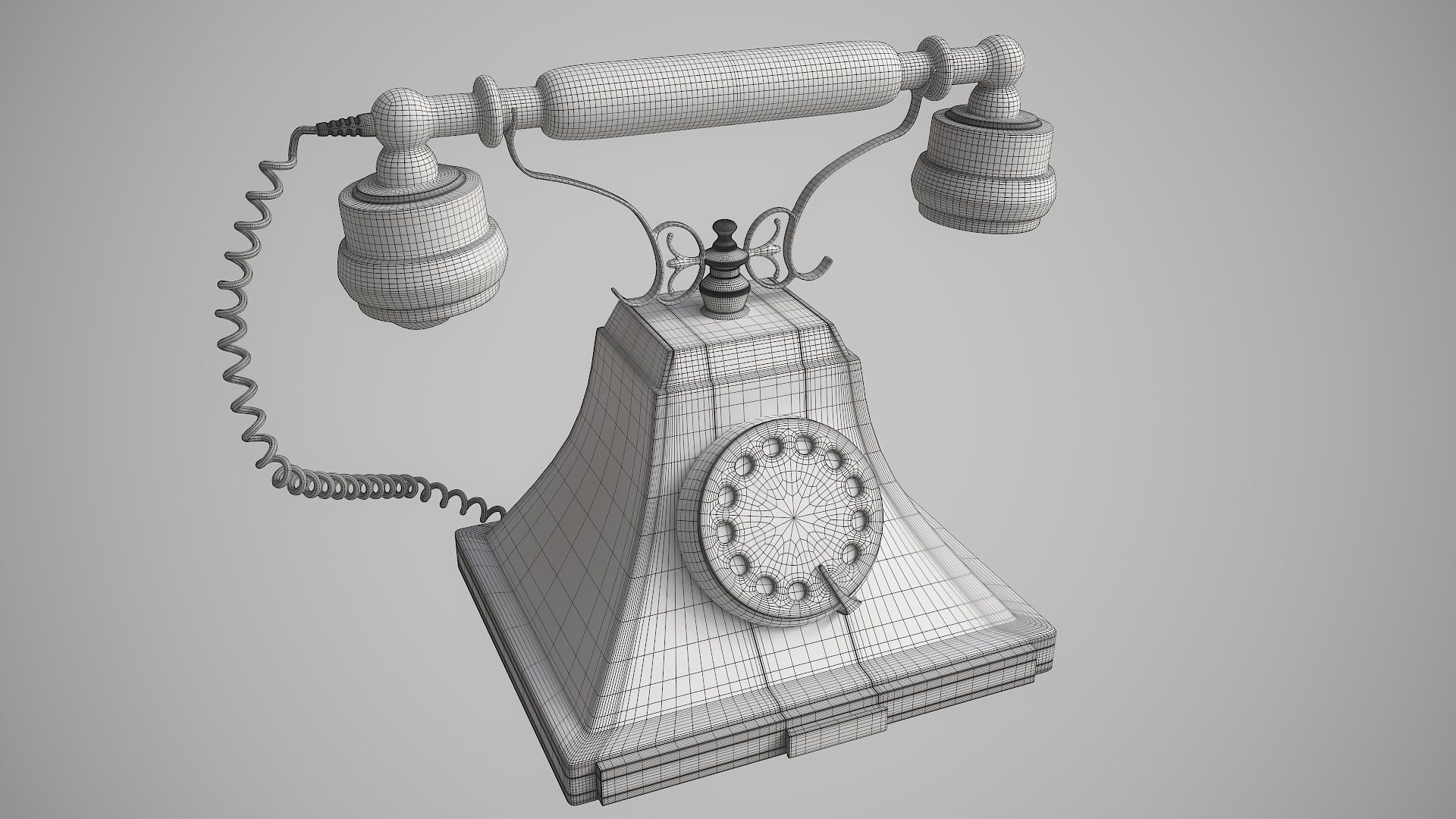 Antique Telephone - Royal Victoria 1938 Rotary Telephone 3D model ...