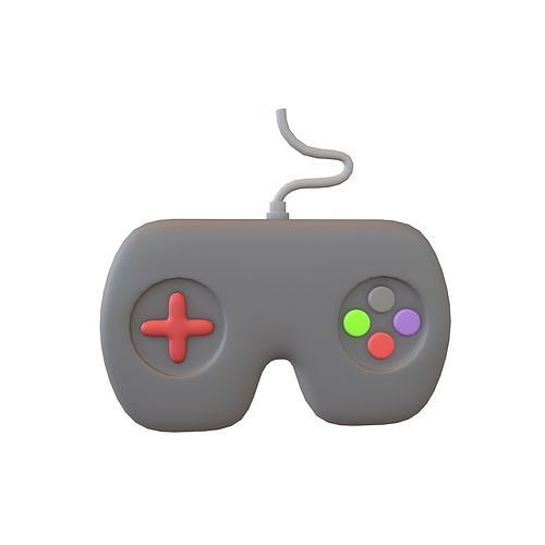 3D model Game Controller Icon V1 002 VR / AR / low-poly | CGTrader