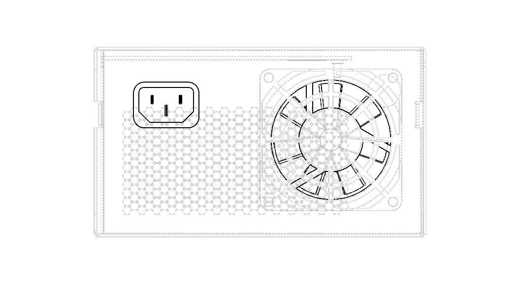 PC Power Supply Case 3D model rigged | CGTrader