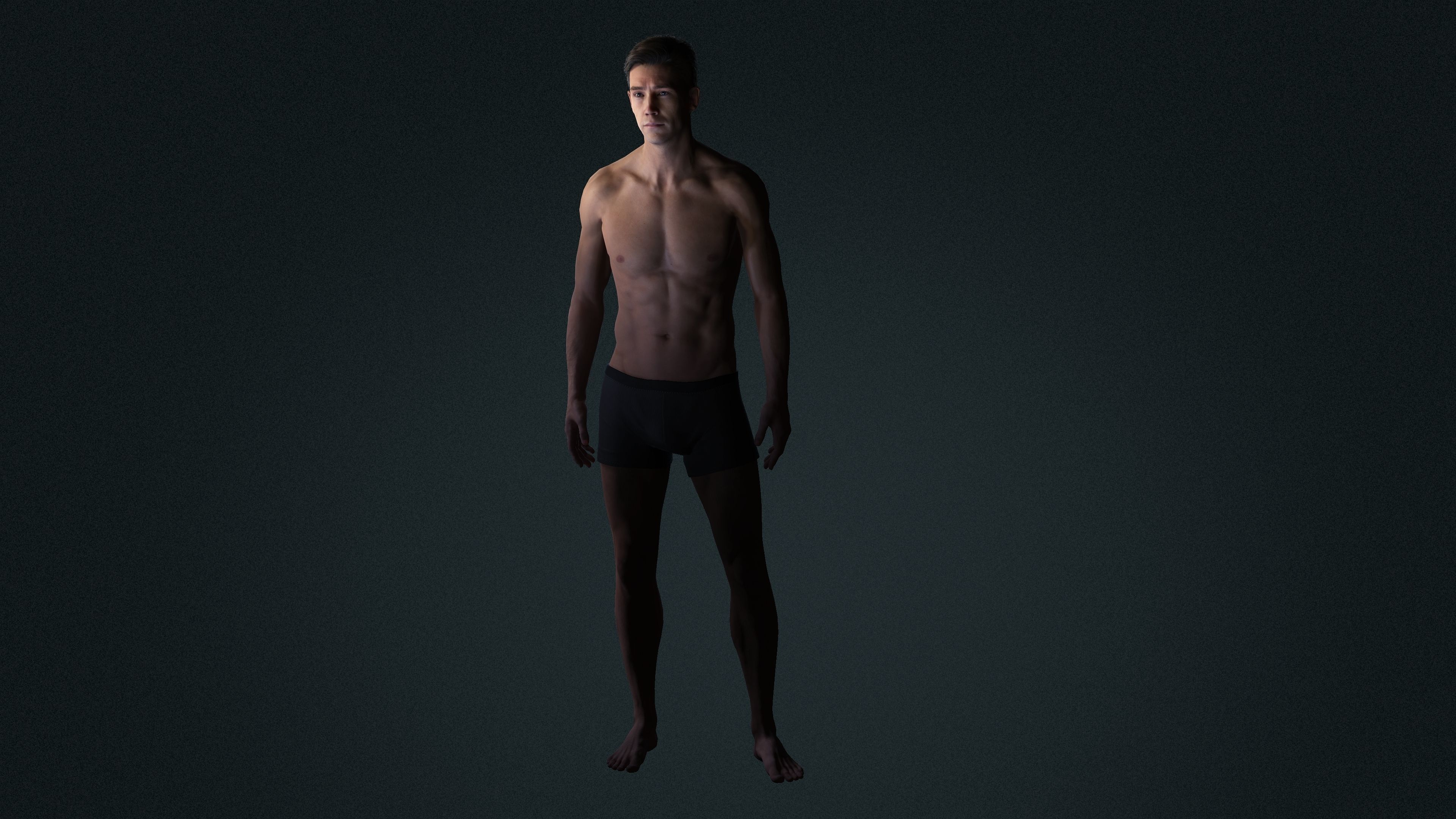 3D model Male and female rigged animated body VR / AR / low-poly | CGTrader