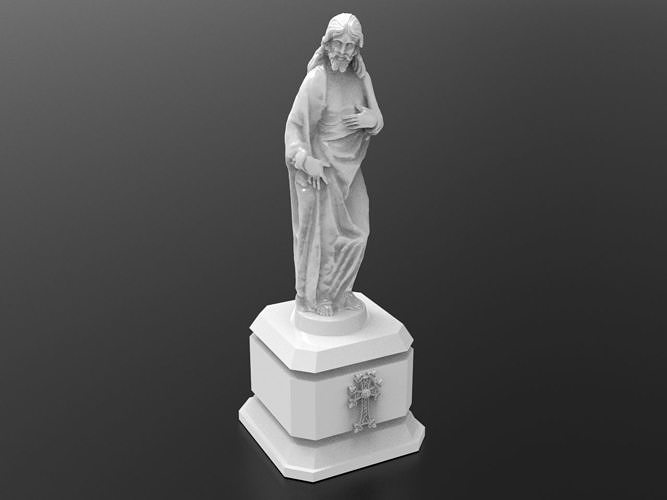 Jesus Christ 3D model 3D printable | CGTrader