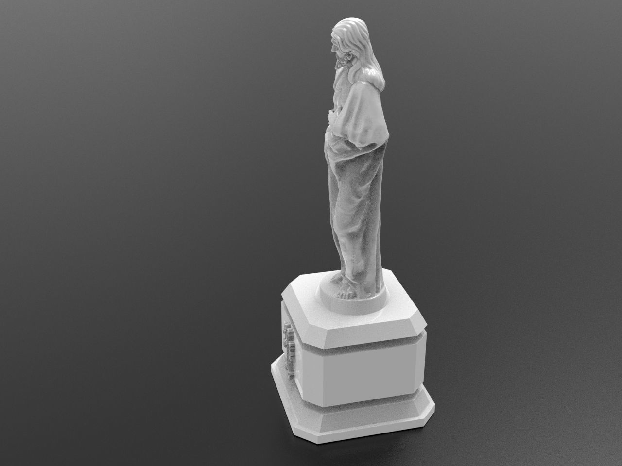 Jesus Christ 3D model 3D printable | CGTrader