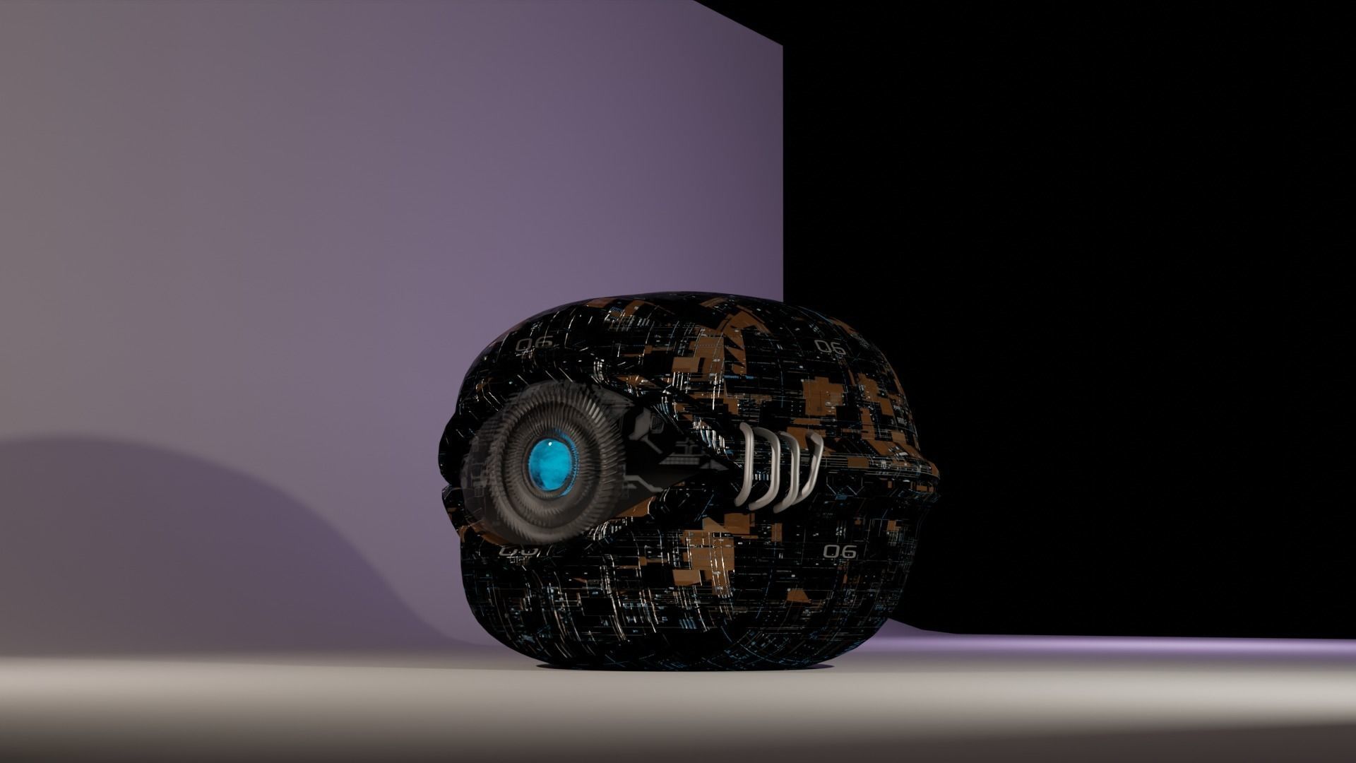 Sci-Fi Drone Orb-06 3D model | CGTrader