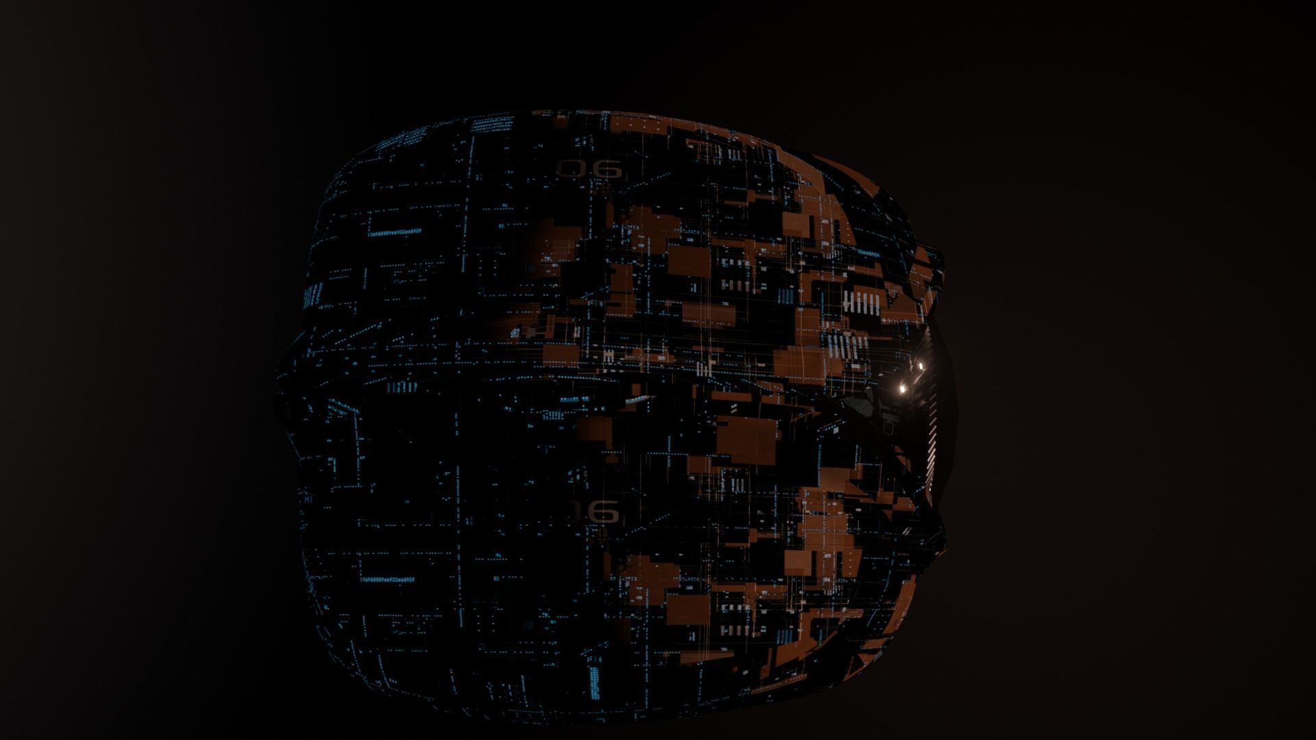 Sci-Fi Drone Orb-06 3D model | CGTrader