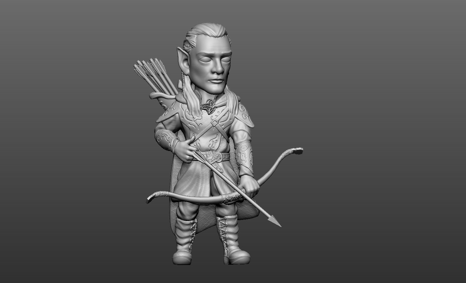 Legolas from Lord of the Rings - Cartoon Figure 3D model 3D printable ...